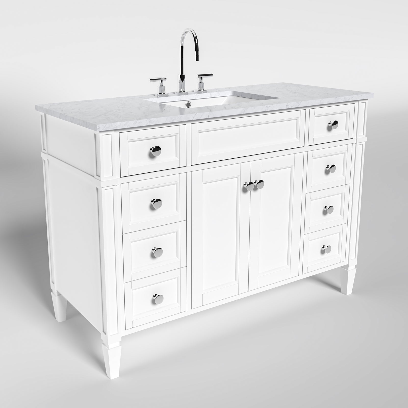1916 48" Bathroom Vanity Cabinet Set