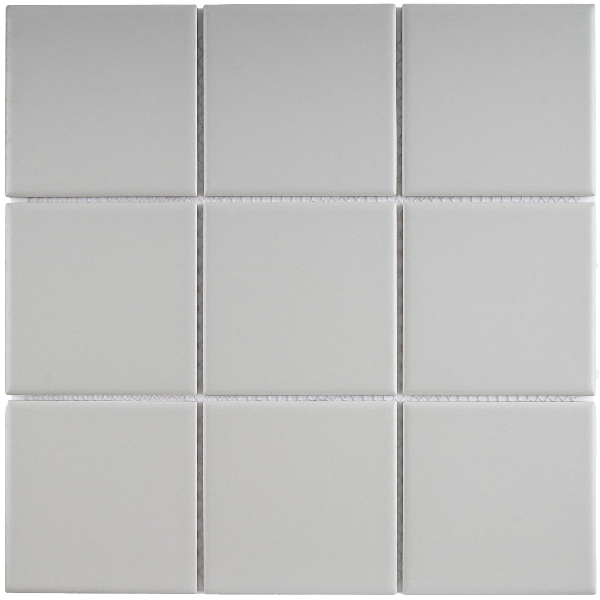 Multile (Multi Tile) BT-PM12 4x4 light grey porcelain mosaic (Matt)