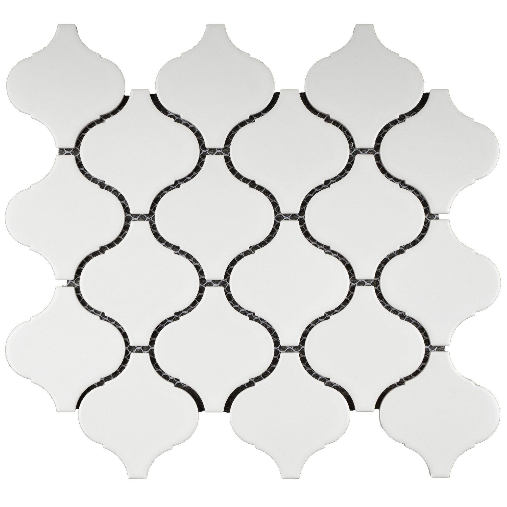 Multile(Multi Tile) BT-PM06 White Lantern Porcelain mosaic tile (Matt)