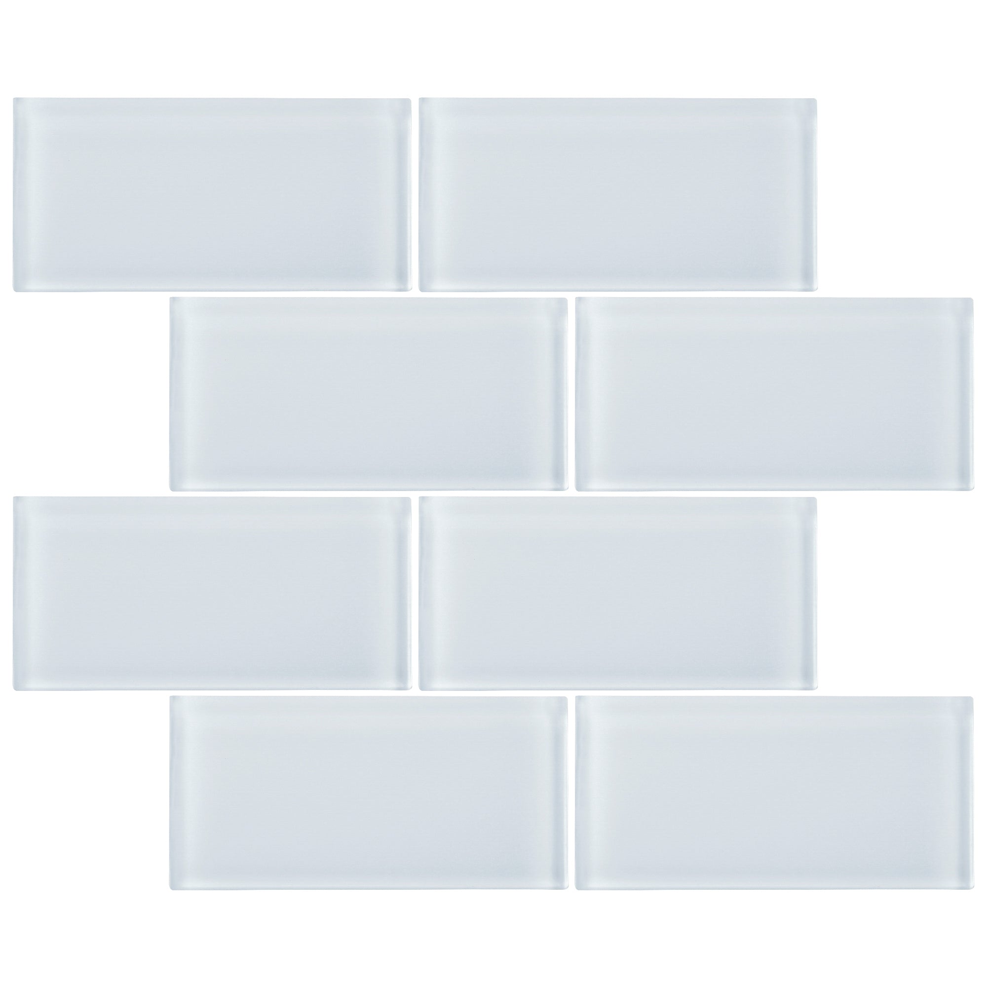 Multile (Multi Tile) - White 3x6 glass subway tile wholesaler in NJ