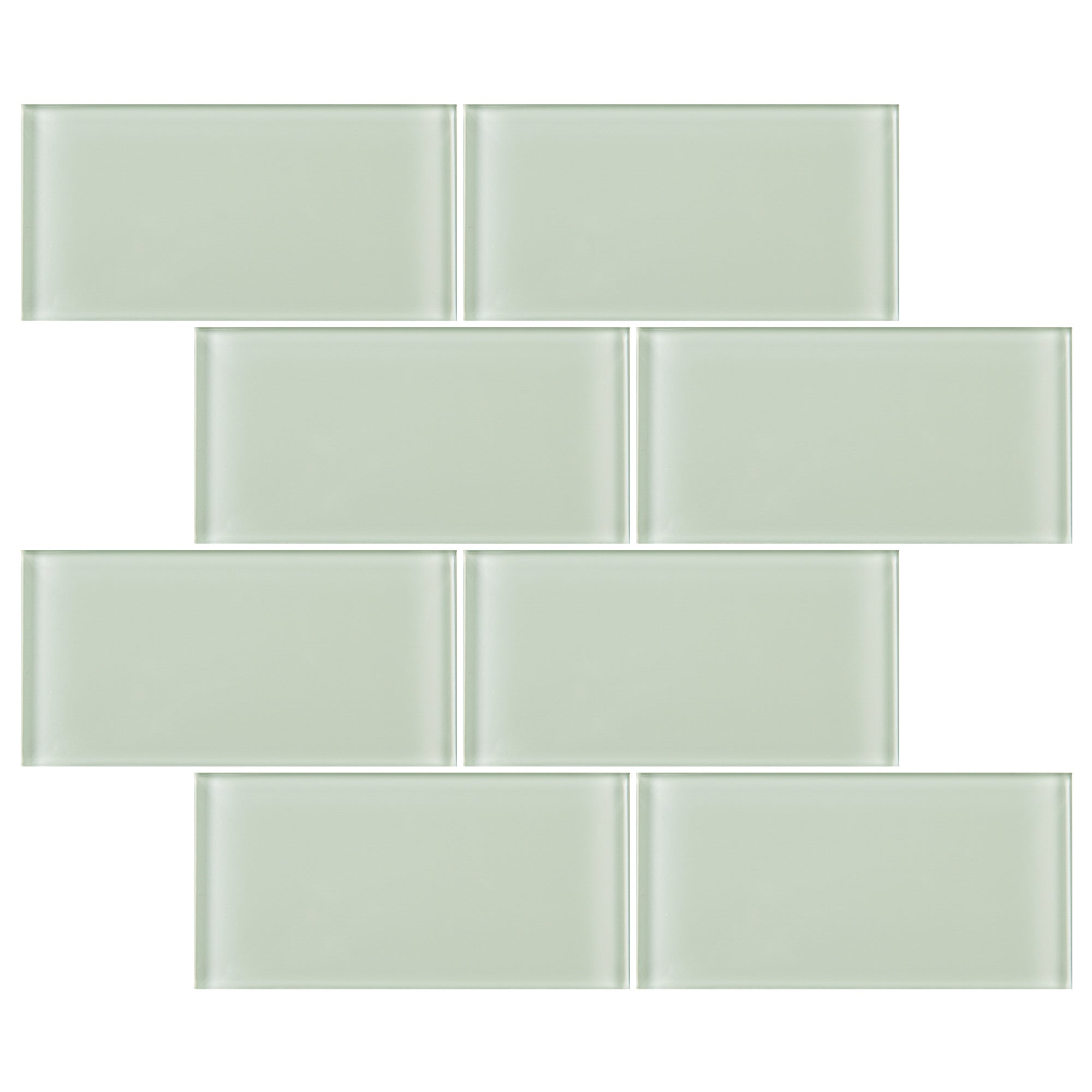 Multile (Multi Tile)- Soft White 3x6 glass subway tile wholesale in NJ